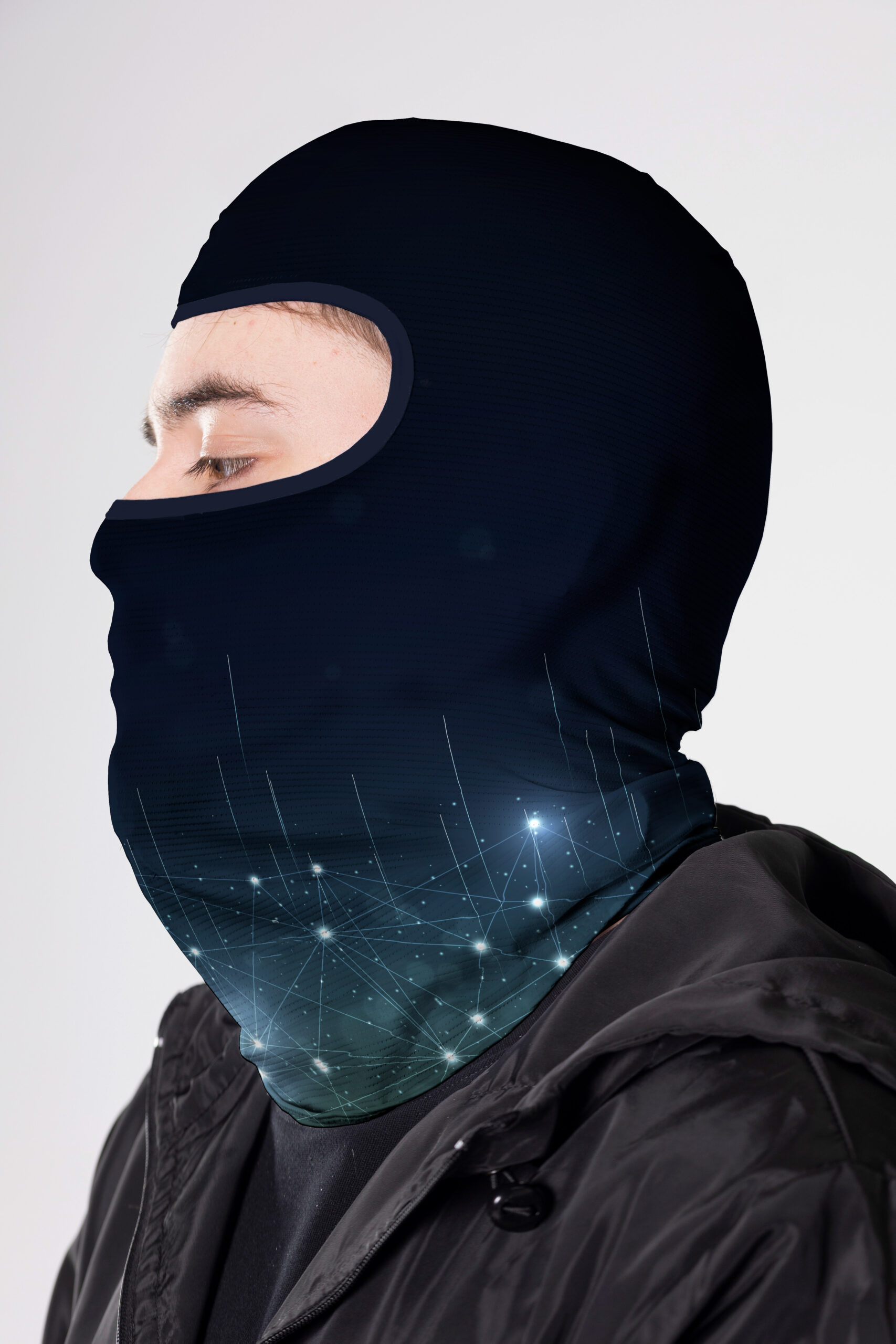 BALACLAVA MICROPERFORADA GRAFICA GALACTICA BLUE – Smart Biker